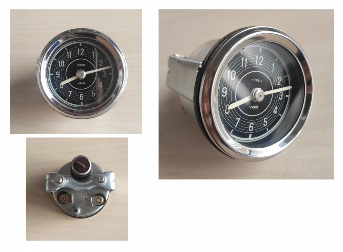 Mercedes 190SL clock gauge VDO face